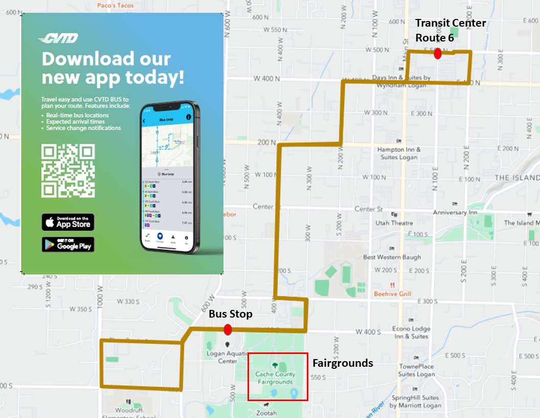 Official Site of Cache County, Utah - Bus Map
